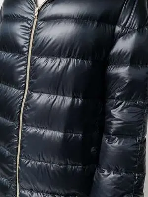 Herno Down-feather Mid-length Coat - Blue