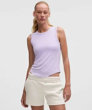 Lululemon Hold Tight Crewneck Tank Top Lavender Frost