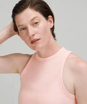 Lululemon Hold Tight Crewneck Tank Top Pink