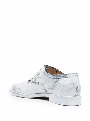 MAISON MARGIELA Tabi Bianchetto Leather Brogues - White