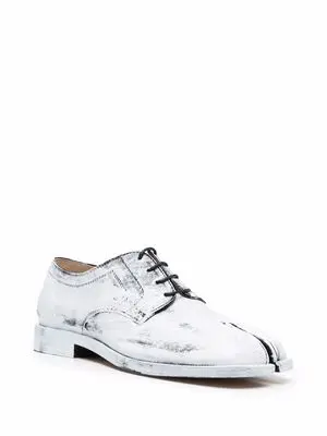 MAISON MARGIELA Tabi Bianchetto Leather Derby - White