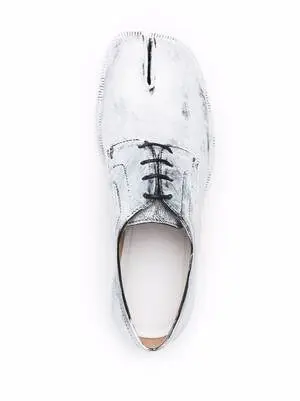 MAISON MARGIELA Tabi Bianchetto Leather Derby - White