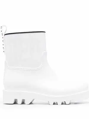 Red Valentino 40mm Stud-detail Boots - White
