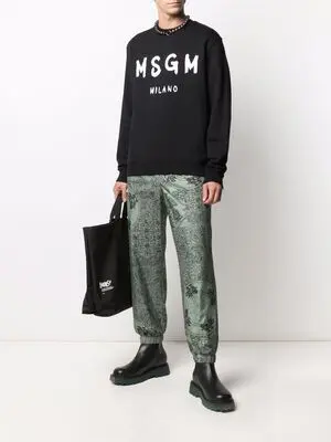MSGM Logo-print Sweatshirt