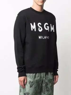 MSGM Logo-print Sweatshirt