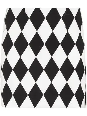 KENNETH IZE X Karl Largerfeld Diaond Pattern Skirt