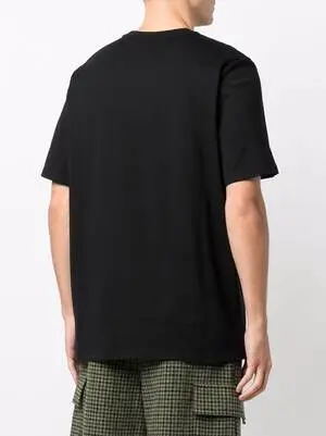 MSGM Logo-print Cotton T-shirt - Black