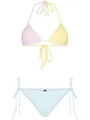 REINA OLGA Susan Colour-block Bikini