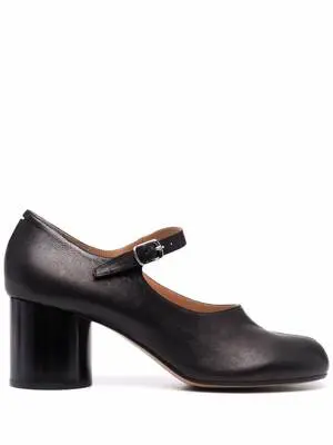 MAISON MARGIELA Tabi 60mm Mary Jane Pumps - Black