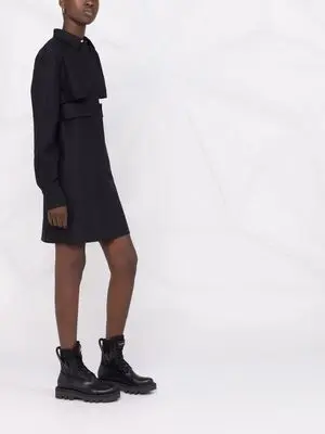 Givenchy Graphic Cut-out A-line Shirt Dress