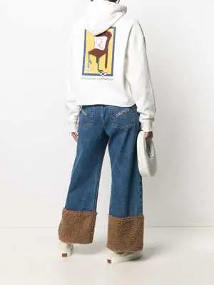 Opening Ceremony Flower Chair Graphic Hoodie - Neutrals