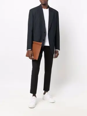 Valentino Garavani Monogram-jacquard Wool Jacket - Blue