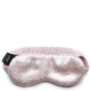 Slip Pure Silk Sleep Mask (1 Piece) Pink Snow Leopard