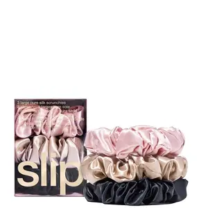 Slip Pure Silk Large Scrunchies 3-pack - Multi