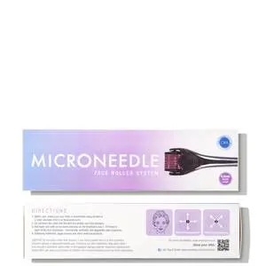 BEAUTY ORA Face Microneedle Dermal Roller System 0.5mmpurple/black