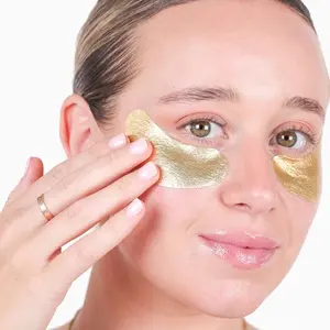 WANDER BEAUTY Baggage Claim Gold Eye Masksgold