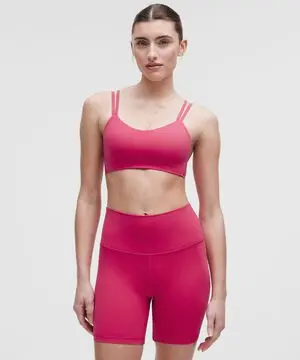 Lululemon Like A Cloud Bra Raspberry Coulis