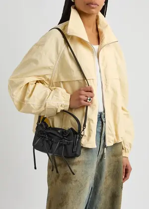 Acne Studios Mini Multipocket Leather Top Handle Bag