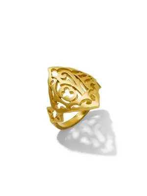 Cathy Waterman 22k Love Ring - Yellow Gold
