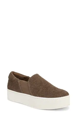 Vince Vince Warren Platform Slip-On Sneakers Elm/truffle
