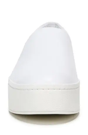 Vince Warren Platform Slip-on Sneakers - Plaster Leather