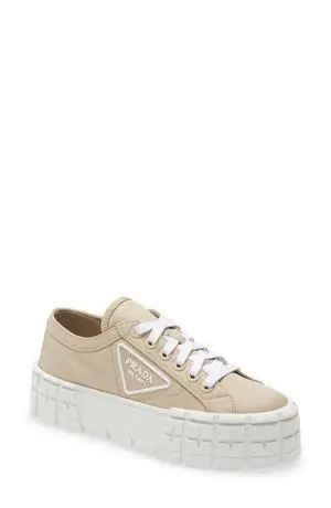 Prada Double Wheel Platform Sneakers Deserto