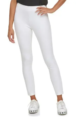 Dkny Pull-on Leggings - Ivory