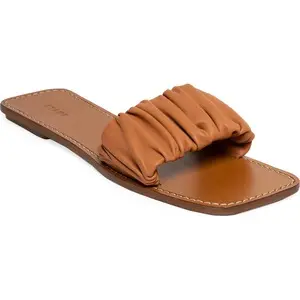 Staud Nina Ruched Slide Sandal