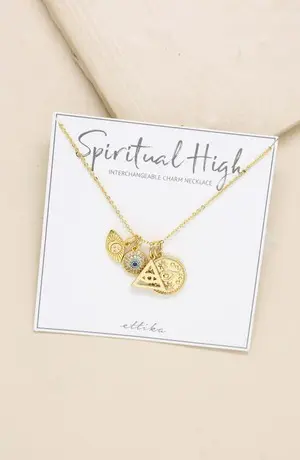 Ettika Eye Charms Pendant Necklace