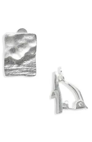 KARINE SULTAN Karine Sultan Clip-On Earrings Silver
