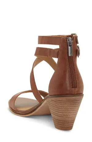 Lucky Brand Ressia Double Ankle Strap Sandal - Toffee 02