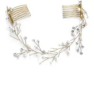 Brides & Hairpins Zylina Halo Comb - Gold
