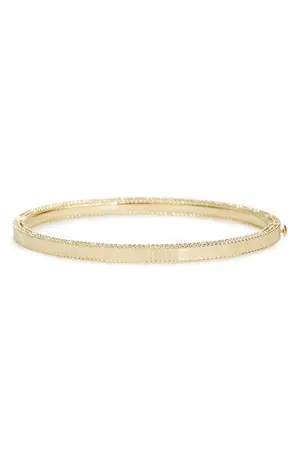 Roberto Coin 18k Gold Diamond Bangle - Yellow Gold