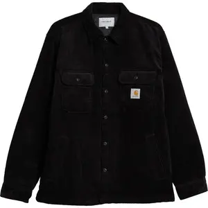 Carhartt Work In Progress Whitsome Cotton Corduroy Shirt Jacket Black