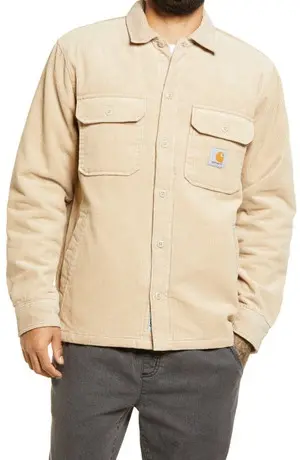 Carhartt Work In Progress Whitsome Cotton Corduroy Shirt Jacket - Wall