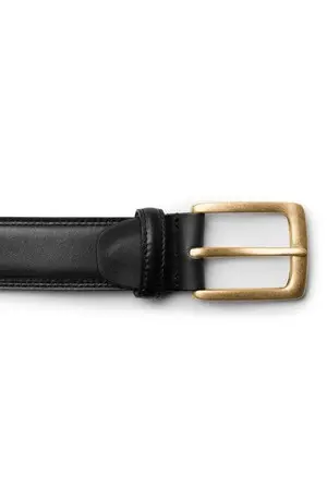 Bosca Amalfi Leather Belt
