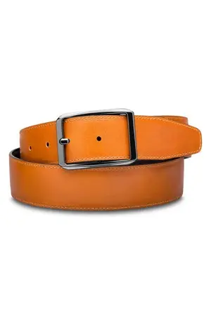 Bosca Del Greco Reversible Belt - Amber