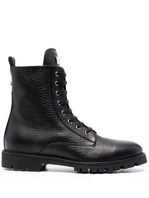 Philipp Plein Star-studded Leather Boots