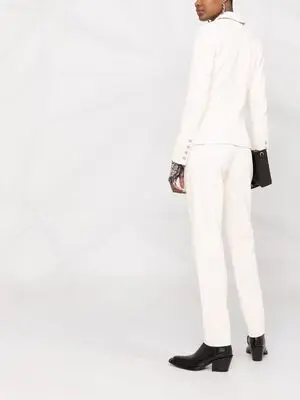 Philipp Plein Double-breasted Leather Blazer