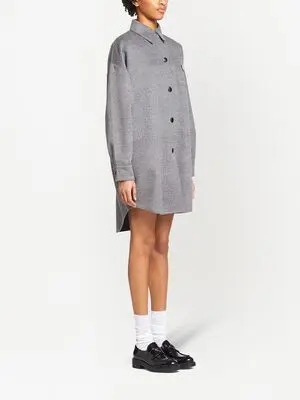 Prada Single-breasted Cashgora Coat