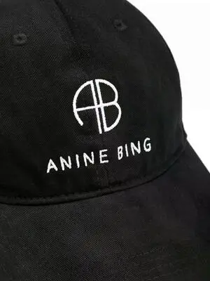ANINE BING Logo-detail Cap