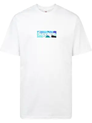 Supreme X Emilio Pucci Box-logo T-shirt - White