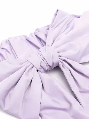 Red Valentino Bow-detail Waist Belt - Purple