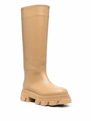 GIABORGHINI Perni 07 Leather Boots - Neutrals