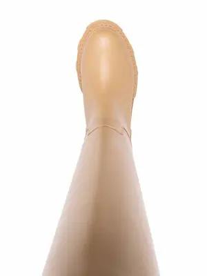 GIABORGHINI Perni 07 Leather Boots - Neutrals