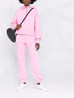 MSGM Logo-print Track Pants - Pink
