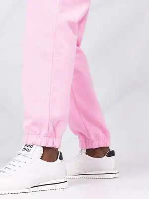 MSGM Logo-print Track Pants - Pink
