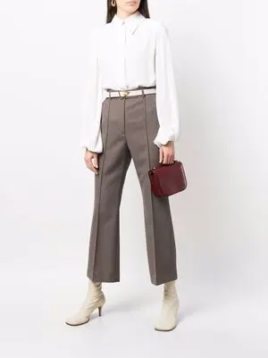 Elisabetta Franchi Draped Sleeve Blouse