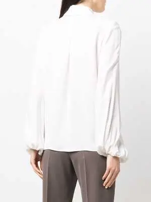 Elisabetta Franchi Draped Sleeve Blouse