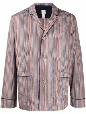 Paul Smith Striped Pyjama Set - Neutrals